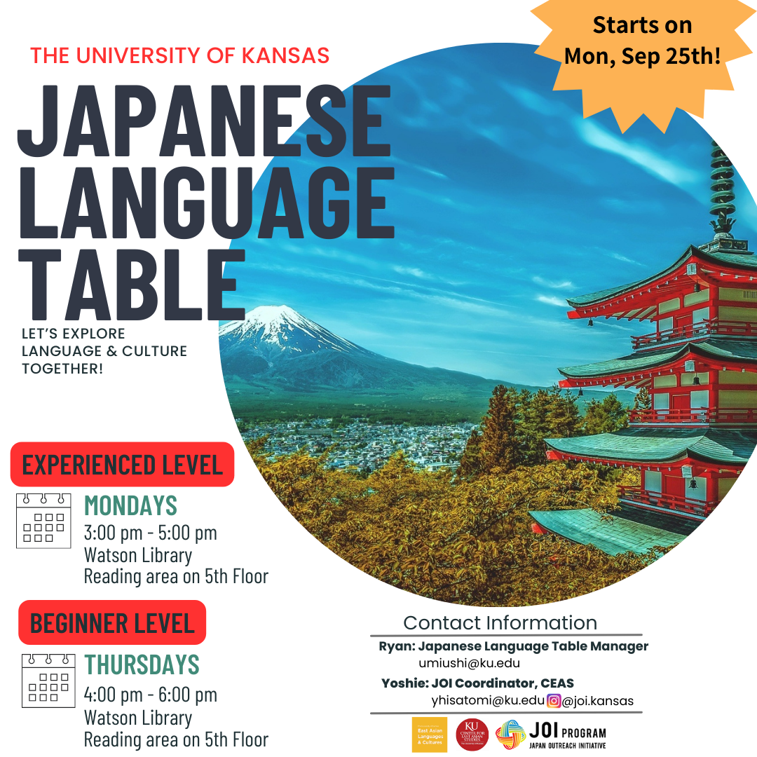 Language Tables | Center for East Asian Studies